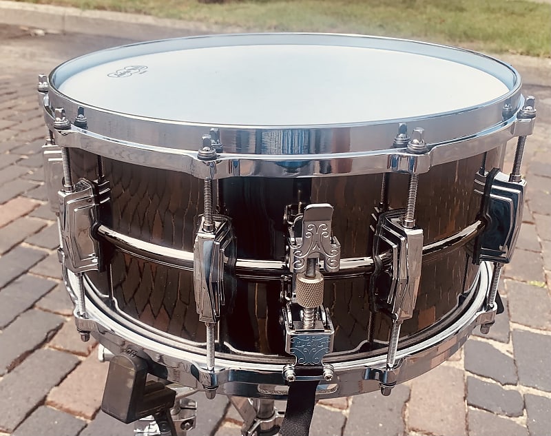 Ludwig Keystone Black Beauty RARE Millennium 6.5x14 / | Reverb