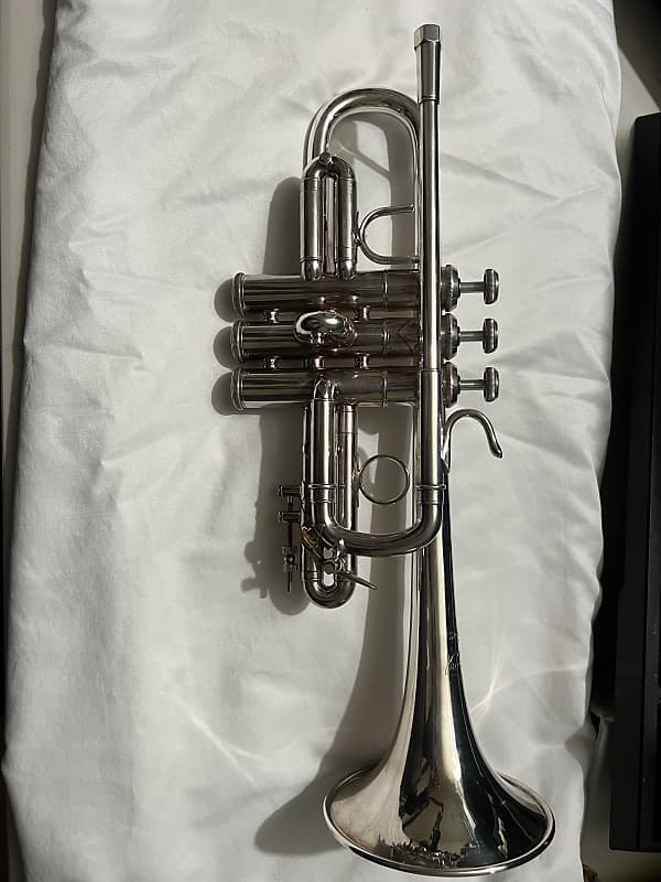 Bach Stradivarius Model 304 E Flat Trumpet 1980s - Silver | Reverb