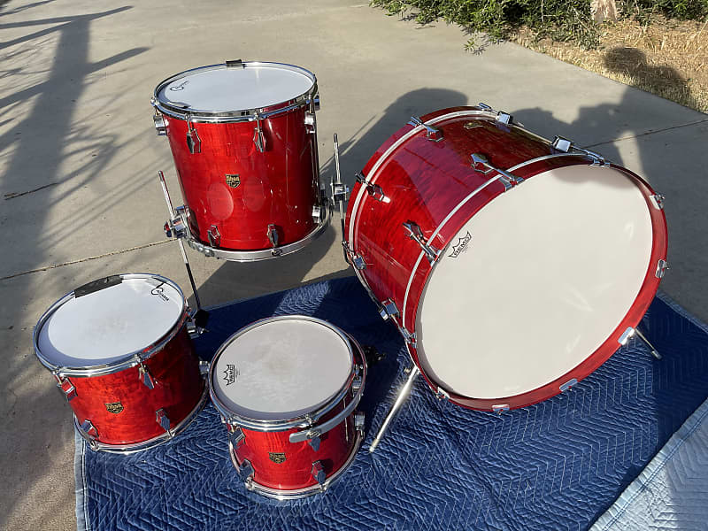 FIBES 'Austin Era' Drum Set RED | Reverb