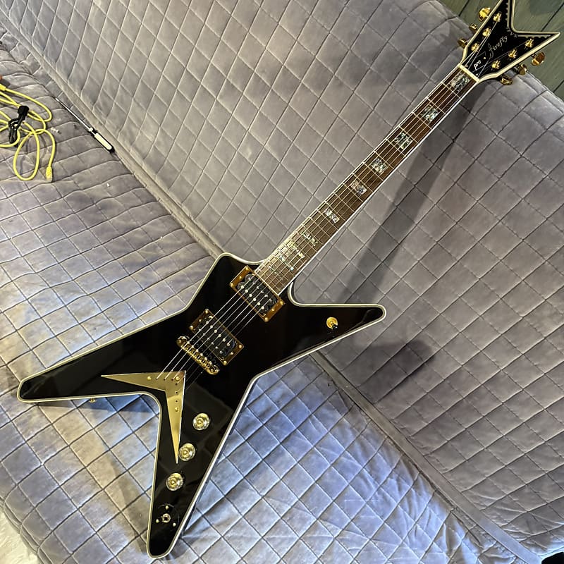 Firefly FFVX ML Style Black with Abalone Inlays Very Good | Reverb