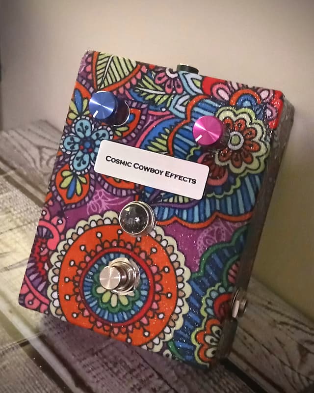 Cosmic Cowboy Effects Paisley Fuzz Face Handmade | Reverb