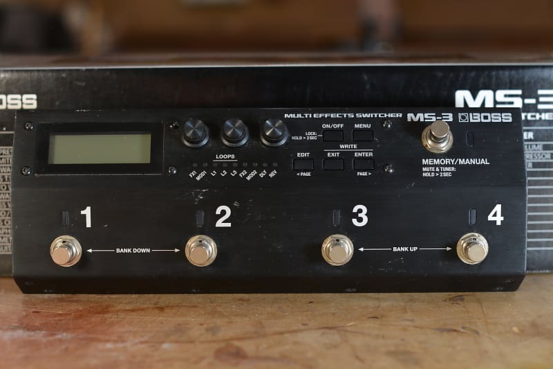 Boss MS-3 Multi Effects Switcher 2017 - Present - Black | Reverb