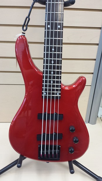 Stadium - 5 String Bass: Red | Reverb