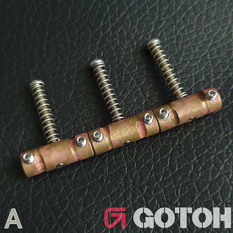 GOTOH In-Tune BRASS Compensating Saddles Fender Telecaster | Reverb