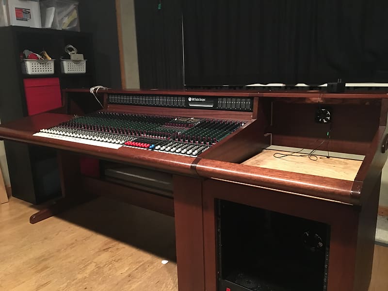 Toft ATB 32 console with desk and meter bridge | Reverb