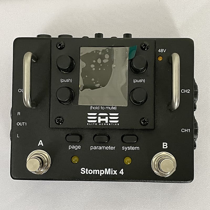 Elite Acoustics eae StompMix 4 - Digital Pedalboard Mixer - | Reverb