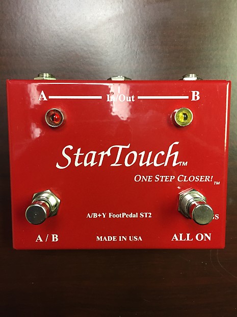 Startouch AB+Y footpedal ST2 Made in USE "Red" | Reverb