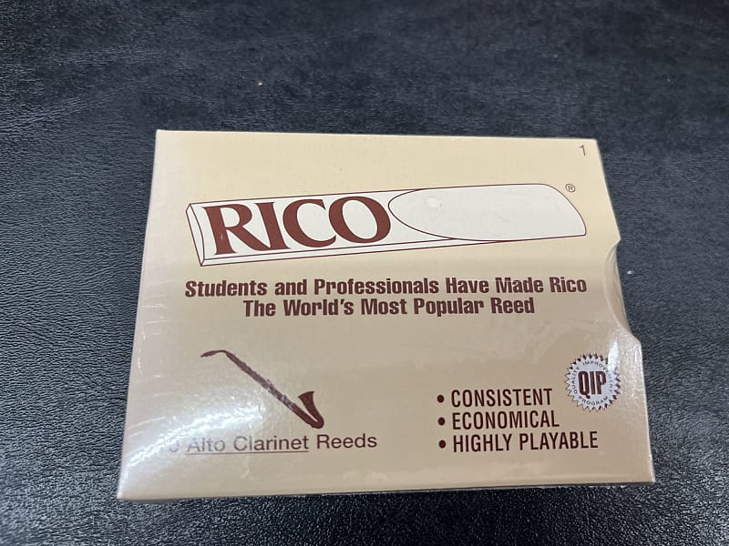 Vintage Rico Alto Clarinet Reeds 1 (Box 10) | Reverb