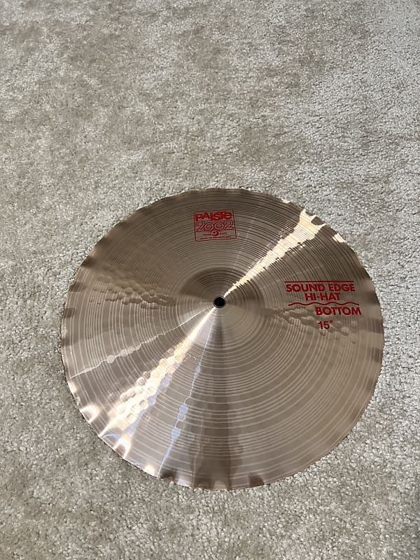 Paiste 15” sound edge bottom hi hat | Reverb
