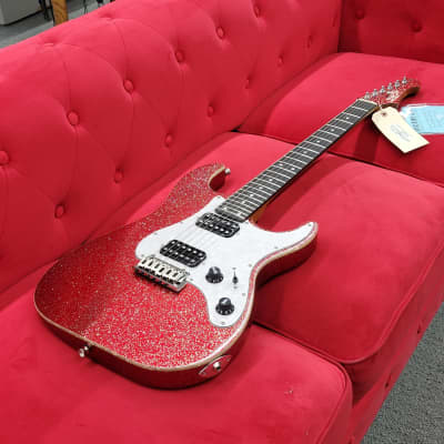 JET JS500 S-Style HH - Red Sparkle | Reverb