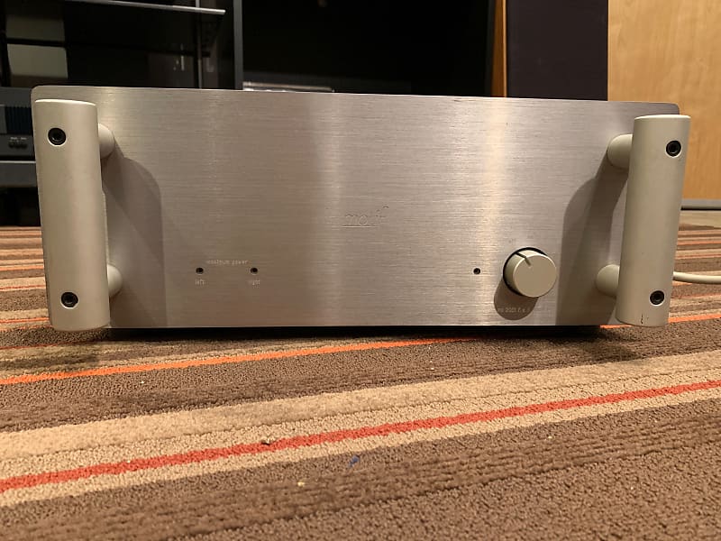 MOTIF MS100 Amplifier 1990's Brushed Stainless Steel | Reverb