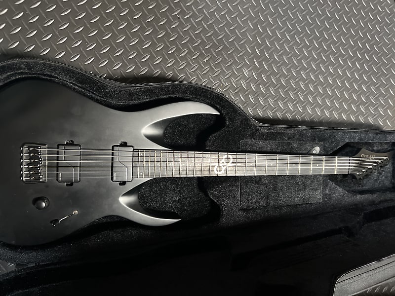 Solar Guitars A1.6ATG Baritone 2021 - Black Matte | Reverb
