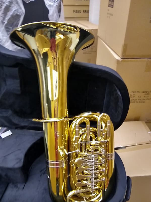 Schiller American Heritage 5 Valve Rotary Tuba CC | Reverb