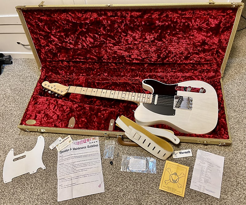 Partscaster Telecaster B-Bender 2017 - Lacquer White | Reverb