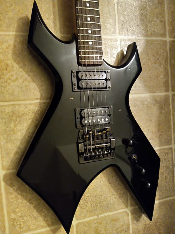 Bc Rich Warlock NJ Series 83-85 Glossy Black/Kahler Bridge | Reverb