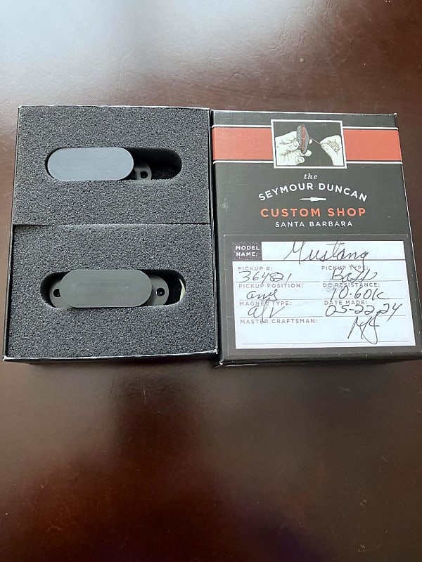 Seymour Duncan Custom Shop Mustang Bass Set black | Reverb