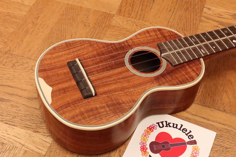 ANTAR Custom Style 3 Curly Koa Soprano w/Ivory Nut, | Reverb Norway
