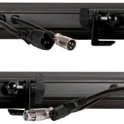 (2) American DJ ECO BAR UV DMX 18x3w Ultraviolet LED Bar | Reverb