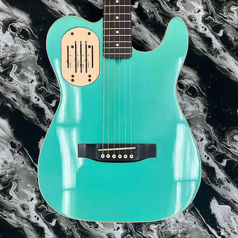 Godin / LR Baggs 1990s Acousticaster - Aqua | Reverb