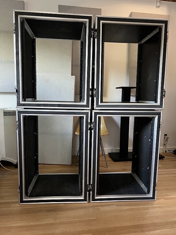 Pair of ProCases 16U ATA shock mount equipment racks | Reverb