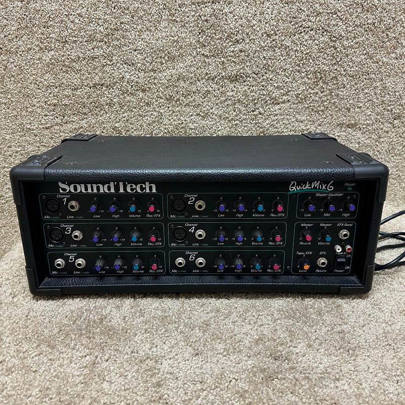 SoundTech QuickMix 6 Powered Mixer Head | Reverb