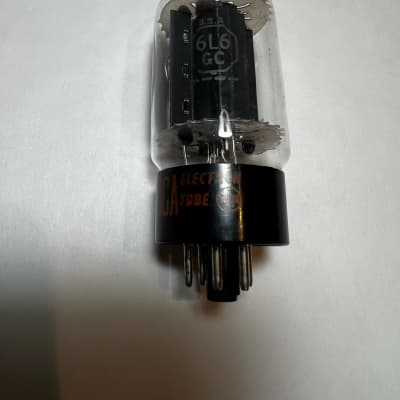 Matched Pair RCA Black Plate 6L6 6L6GC Vacuum Tubes Valves | Reverb