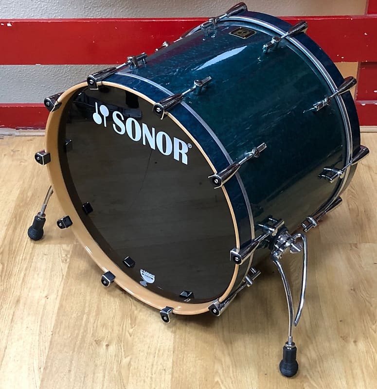 Used / 2nd Hand Sonor Delite 22" x 17" Birdseye Azure Blue | Reverb