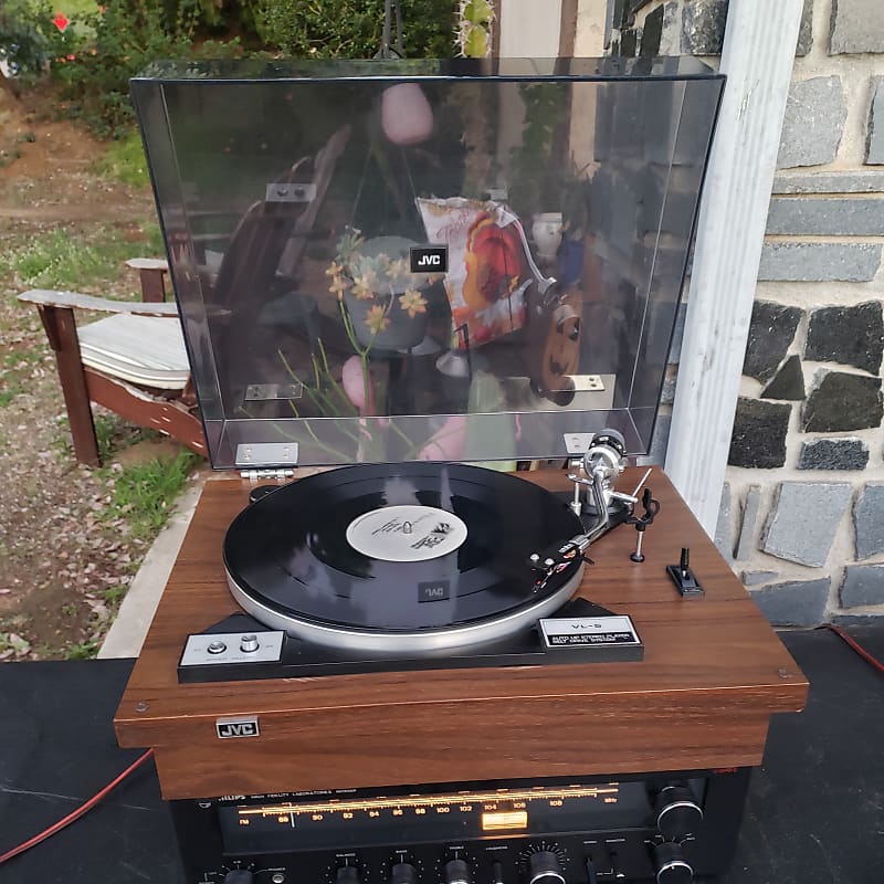 Rare JVC VL-5, CD-4 Ready Turntable, Ortofon Headshell Pro S | Reverb