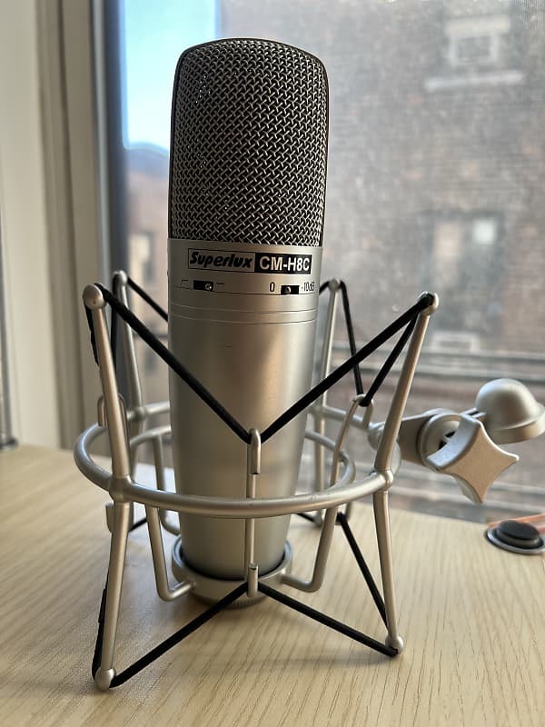 Superlux Large Diaphragm Condenser Mic CM-H8C 2010s - Brushed | Reverb