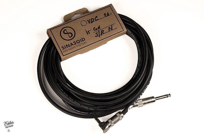 Sinasoid Pro Series Van Damme Classic 20ft Instrument Cable | Reverb