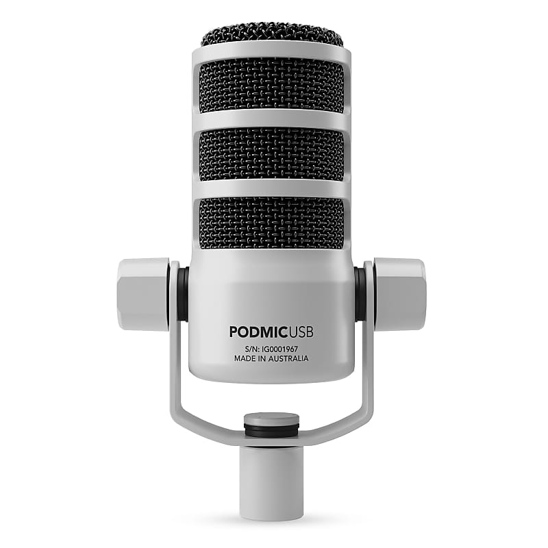 Rode PodMic USB White - Dynamic Microphone | Reverb