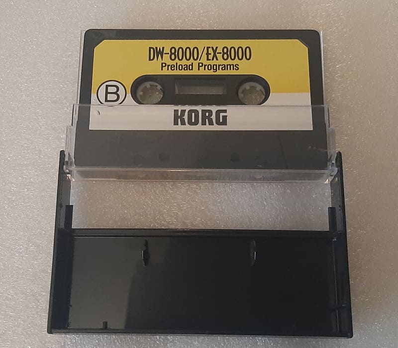 Korg DW8000 / EX8000 Preload Programs Cassette Tape | Reverb