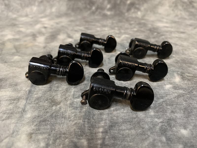 Grover Mini 6 in line Black | Reverb