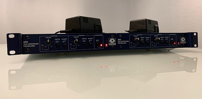 Pair Symetrix 302 Dual Mic Preamp - 4 preamps total | Reverb