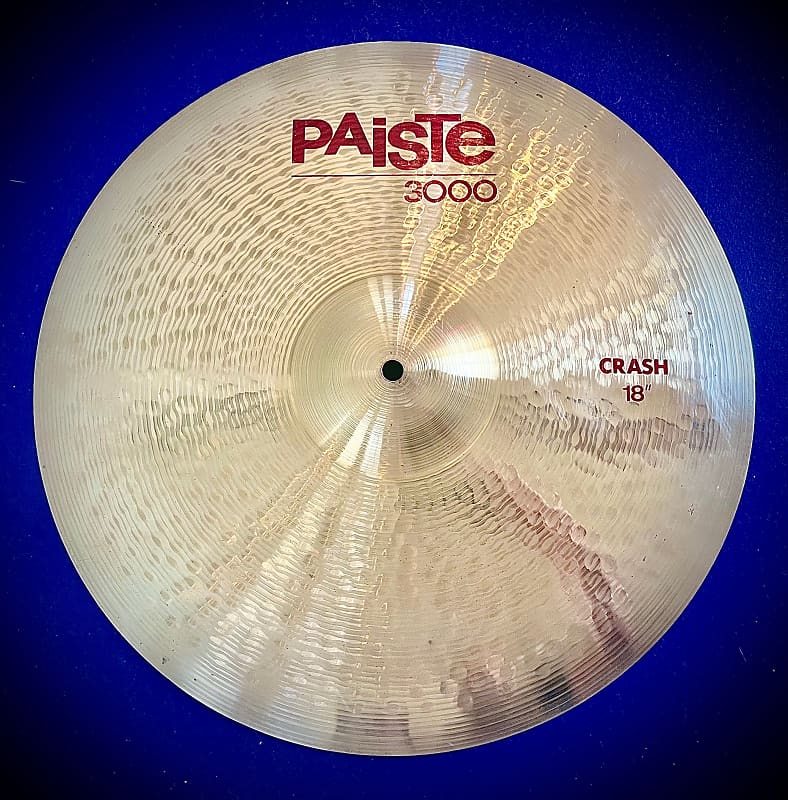 Paiste 3000 18” Crash Cymbal | Reverb