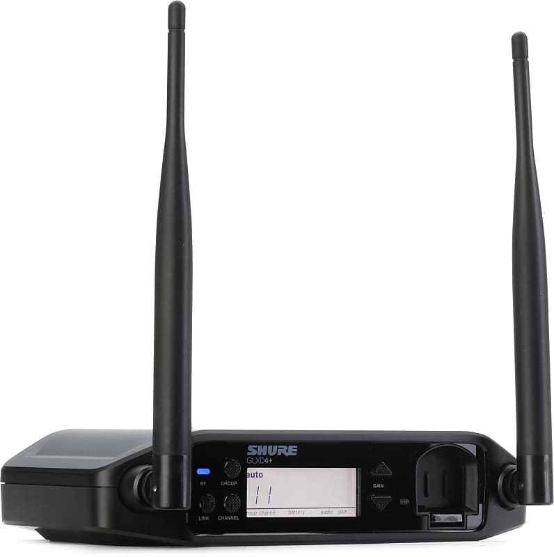 Shure GLXD4+ Digital Wireless Tabletop Receiver (GLXD4pd2) | Reverb
