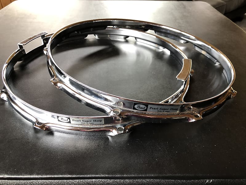 Pearl 14” / 10 lug Superhoop w/ snare guard | Reverb