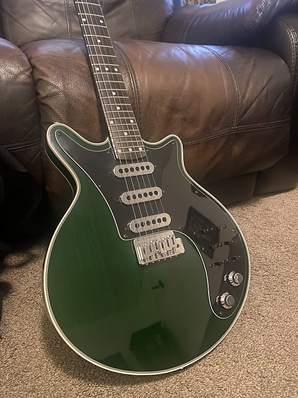 Burns Brian May Guitar - Rare Green | Reverb