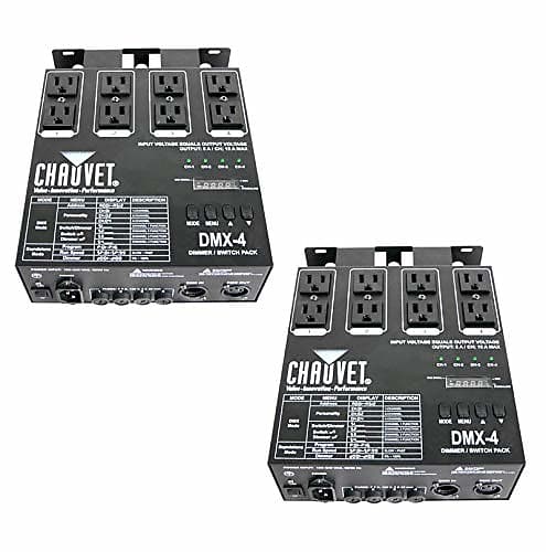 Chauvet 4 Channel DJ Dimmer/Switch Relay Pack Light | Reverb