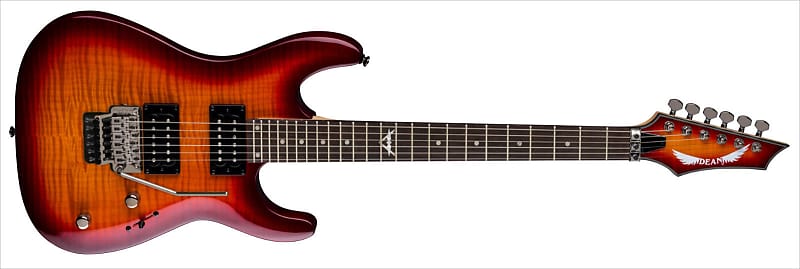 DEAN Custom 350 F Floyd electric GUITAR new Trans Amberburst | Reverb