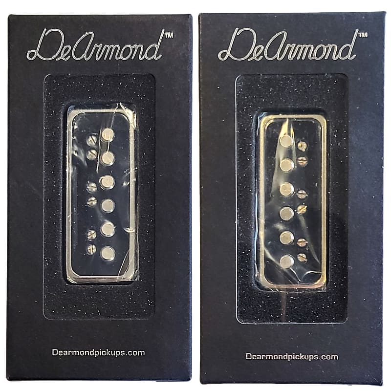 DEARMOND DYNASONIC PICKUP SET - NICKEL/BLACK | Reverb