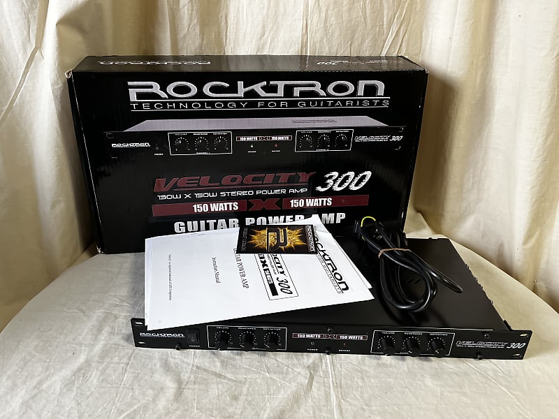 ROCKTRON VELOCITY 300 GUITAR POWER AMP w/ box | Reverb