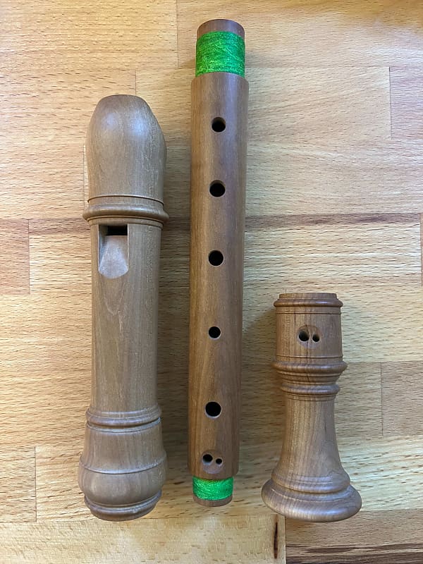 Kung Superio Alto Recorder in Pear Wood | Reverb