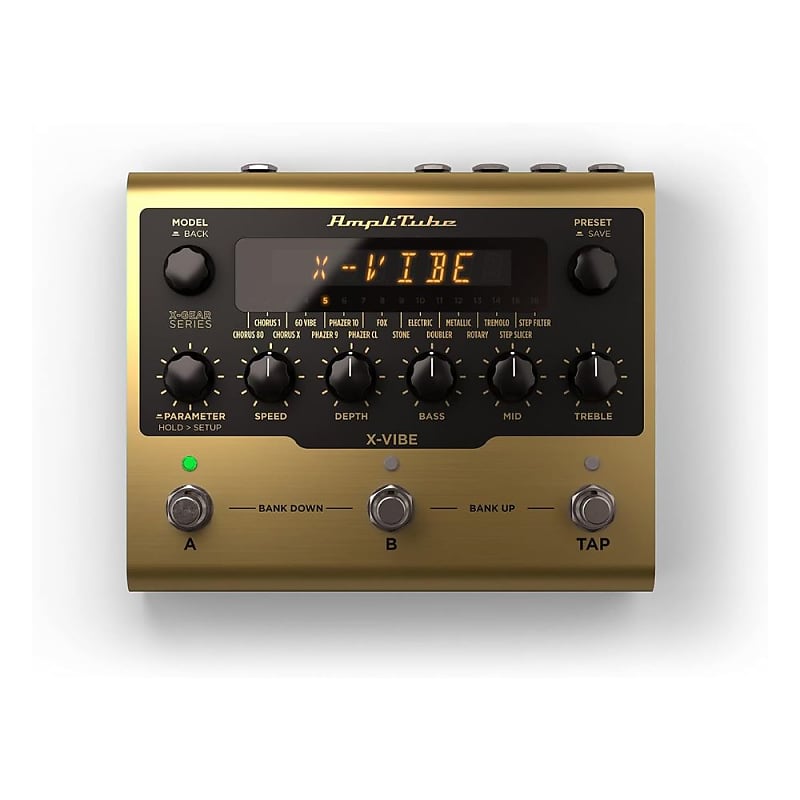 IK Multimedia Amplitude X-VIBE Modulation Effect Pedal | Reverb