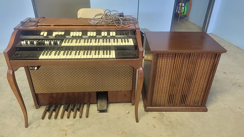 Hammond L-133 and Leslie 130 - mid 70s - Wood | Reverb