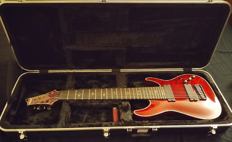Schecter Hellraiser C-9 - Dark Cherry Nine String Electric | Reverb