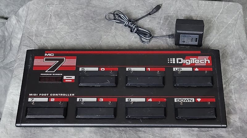 EXCELLENT DigiTech MC7 MIDI Controller Floorboard Pedal! | Reverb
