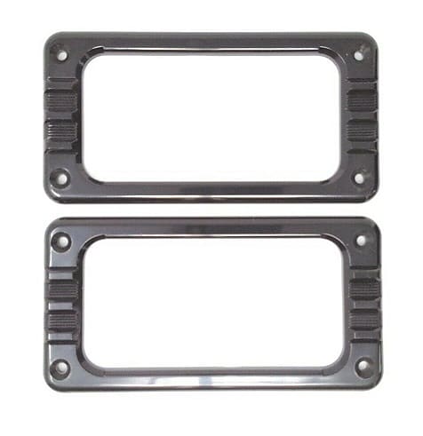 Gretsch Set of two filtertron BLACK pickup rings / surrounds | Reverb