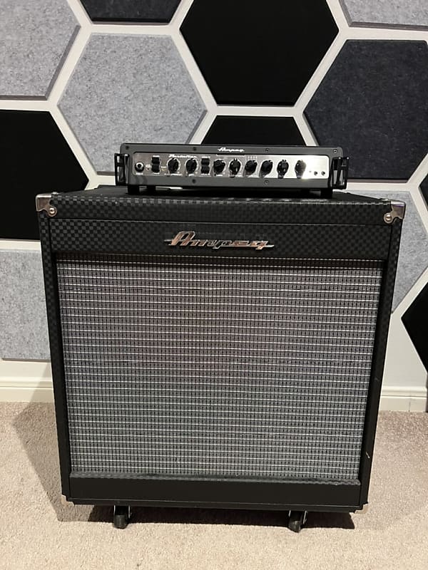 Ampeg PF-500 Head, PF-210 Cab - Black | Reverb
