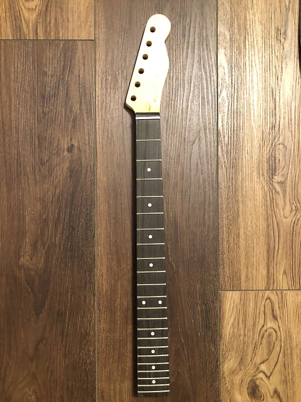Tele Style Neck for 55mm Neck Pocket, 22 Fret | Reverb